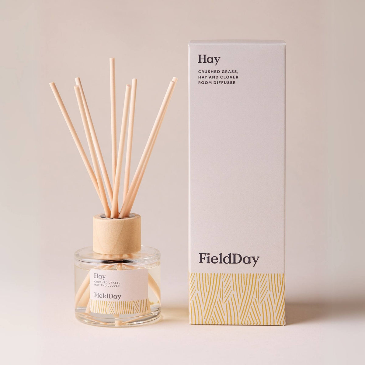 FieldDay Diffuser 100ml/16wks - Hay (Crushed Grass, Hay & Clover) – Faerly