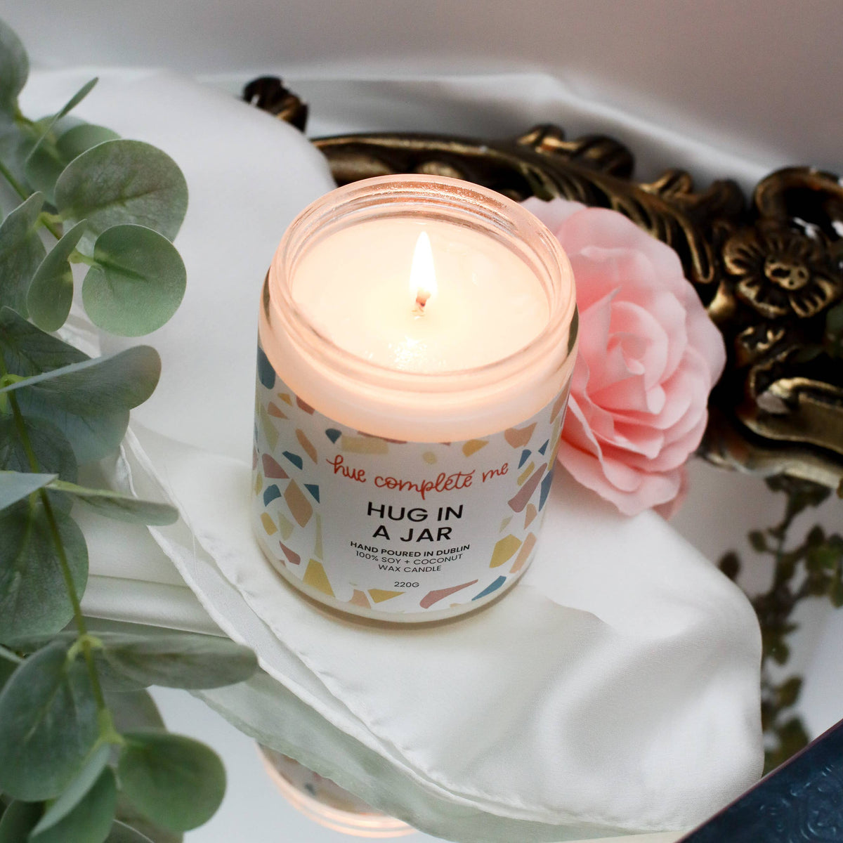 Hug in a Jar Candle in Glass Jar - 220g/40 hours – Faerly