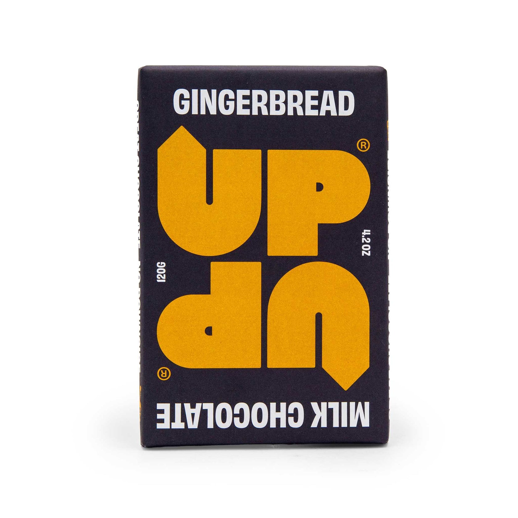 Gingerbread Milk Chocolate Bar 60g to 120G - Up-Up Chocolate – Faerly