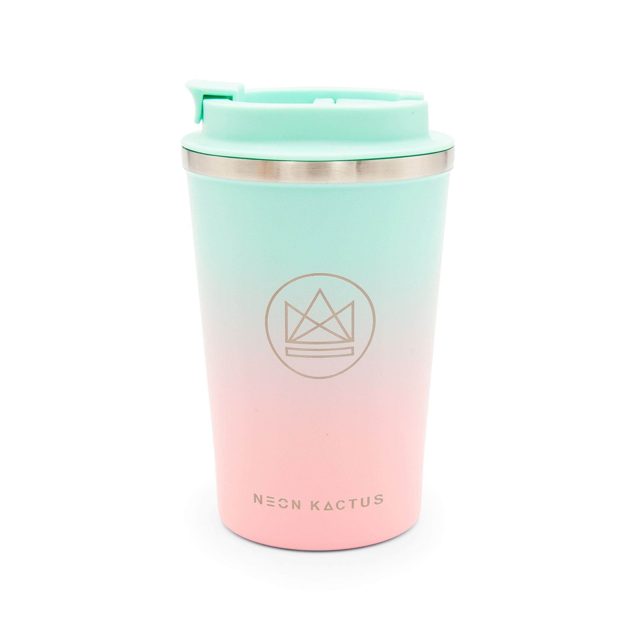Stainless Steel Insulated Coffee Cup- 12oz - Twist & Shout - Pink & Tu ...