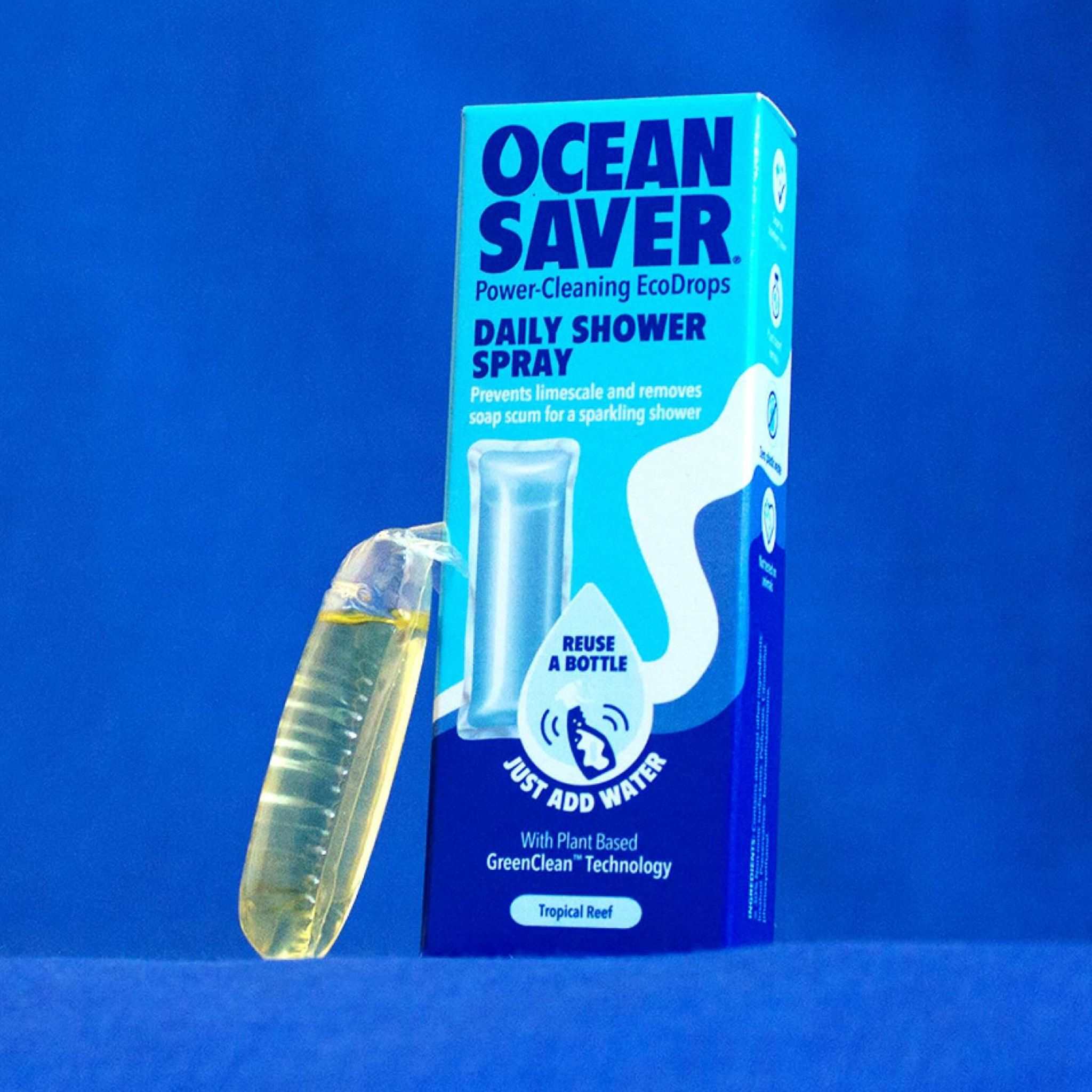 Daily Shower Spray - Concentrated Refill Drop, Tropical Reef - Ocean S ...