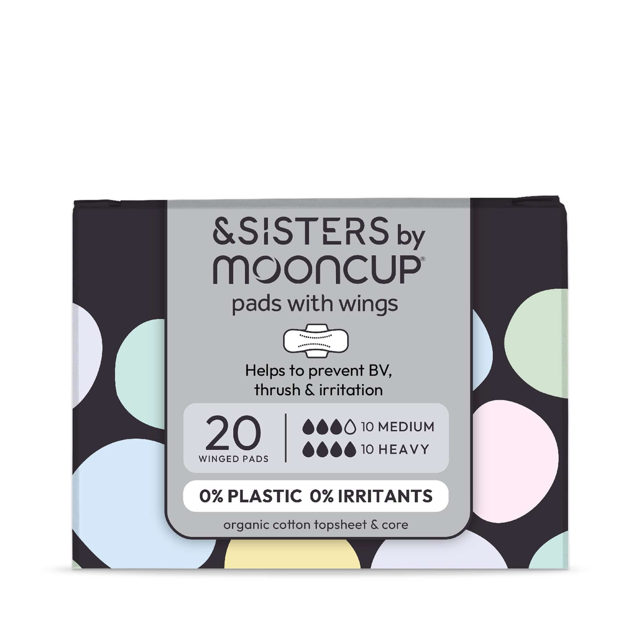 Organic Cotton Period Pads with Wings - & SISTERS – Faerly