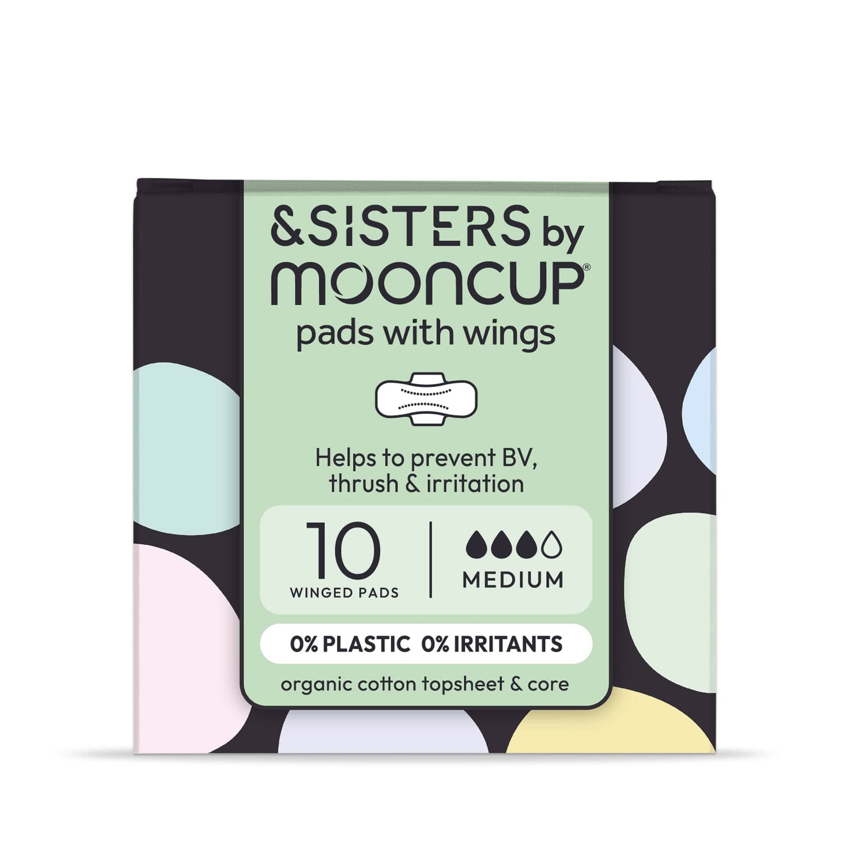 Organic Cotton Period Pads with Wings - & SISTERS – Faerly