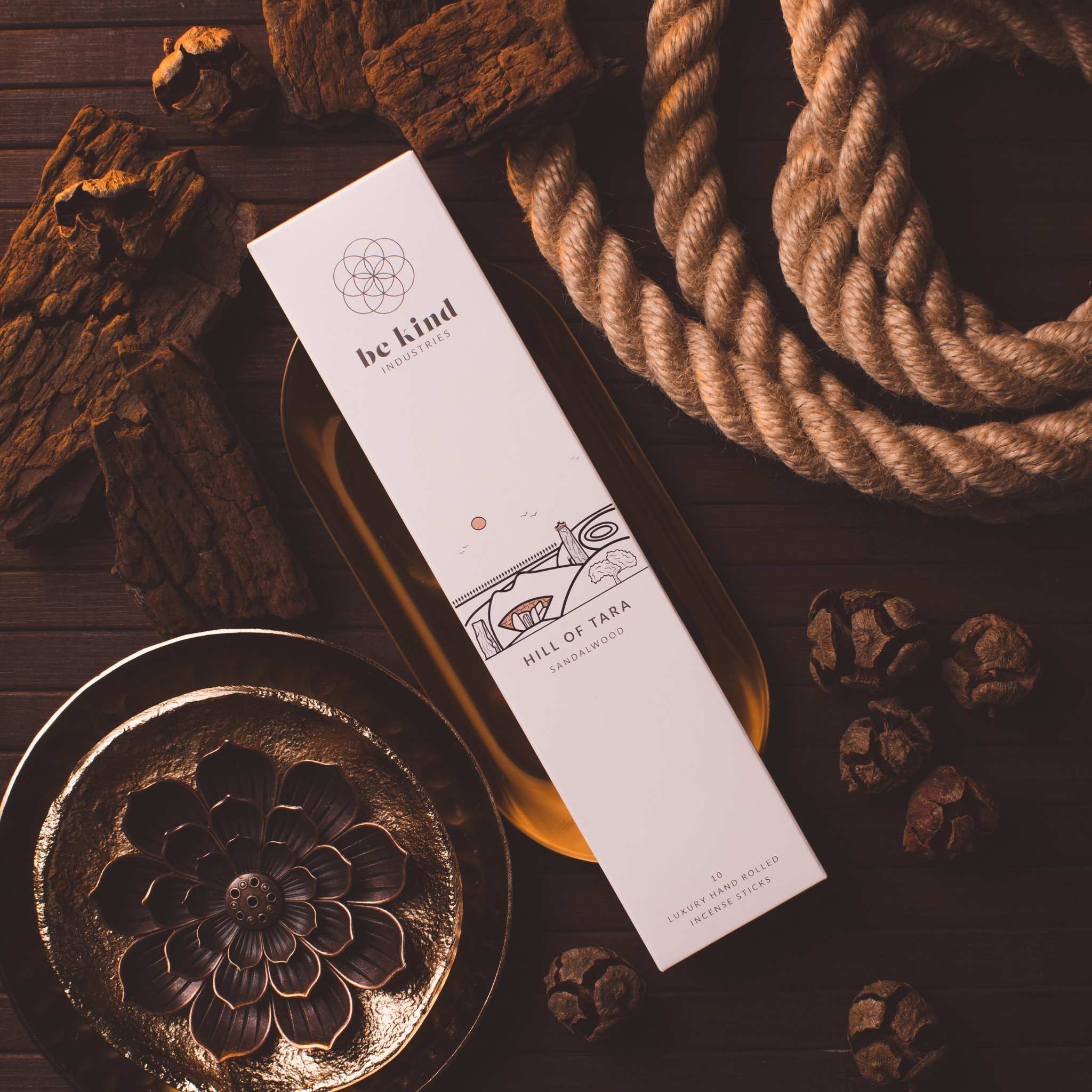 Sandalwood - Be Kind Luxury Incense Sticks - Hill of Tara – Faerly