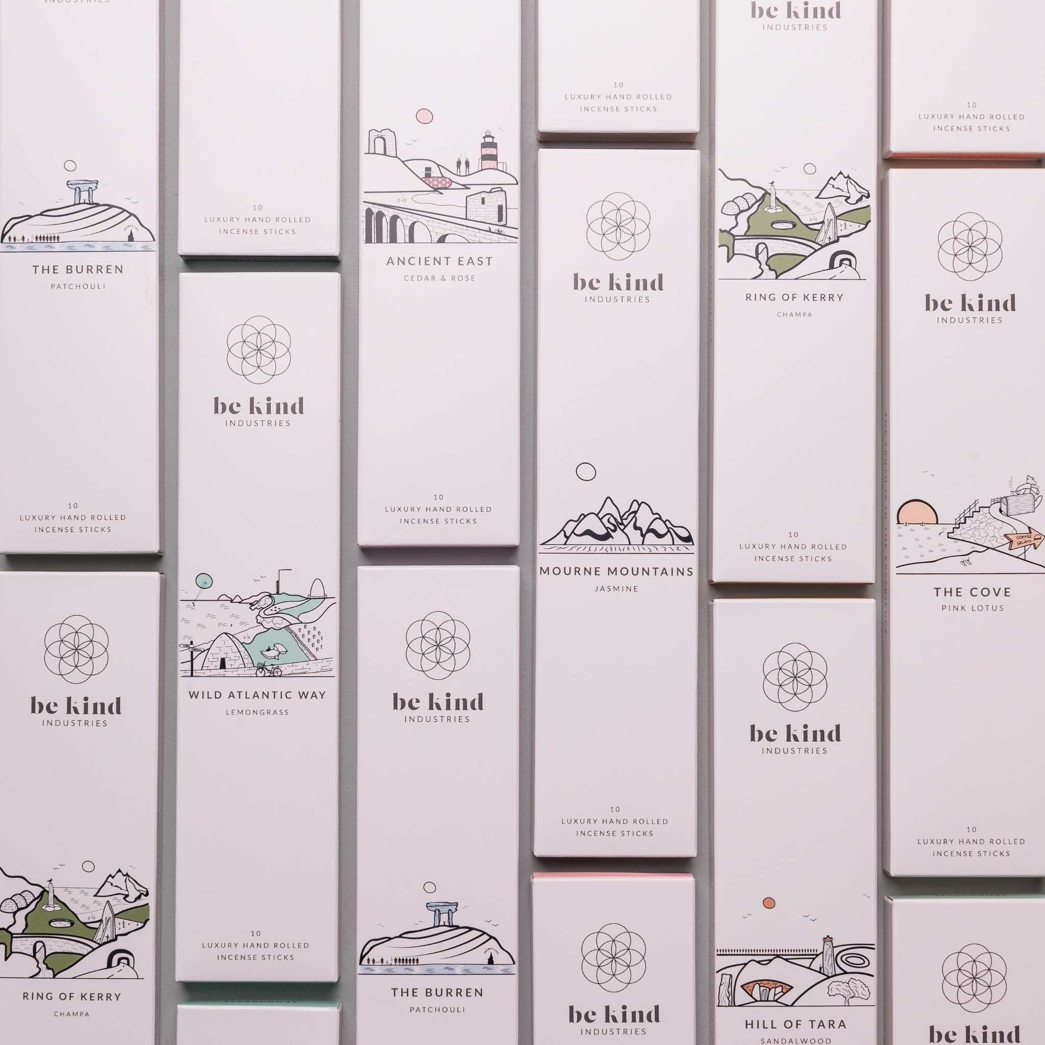 Lemongrass - Be Kind Luxury Incense Sticks - Wild Atlantic Way – Faerly