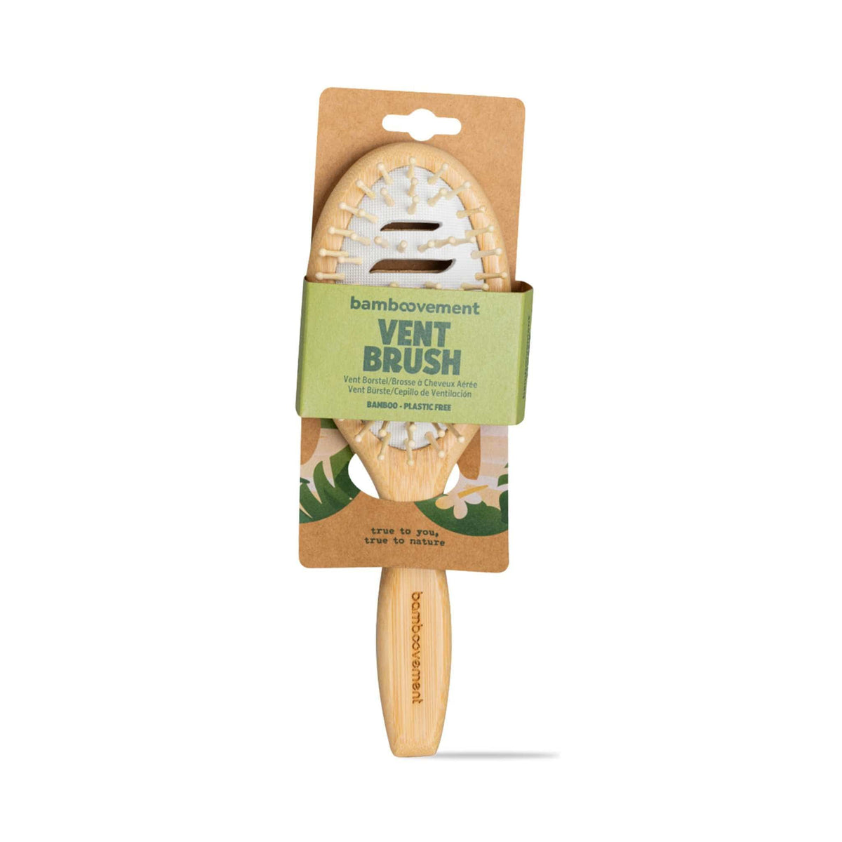 Bamboo Vent Brush - Plastic Free & Vegan - Bamboovement – Faerly