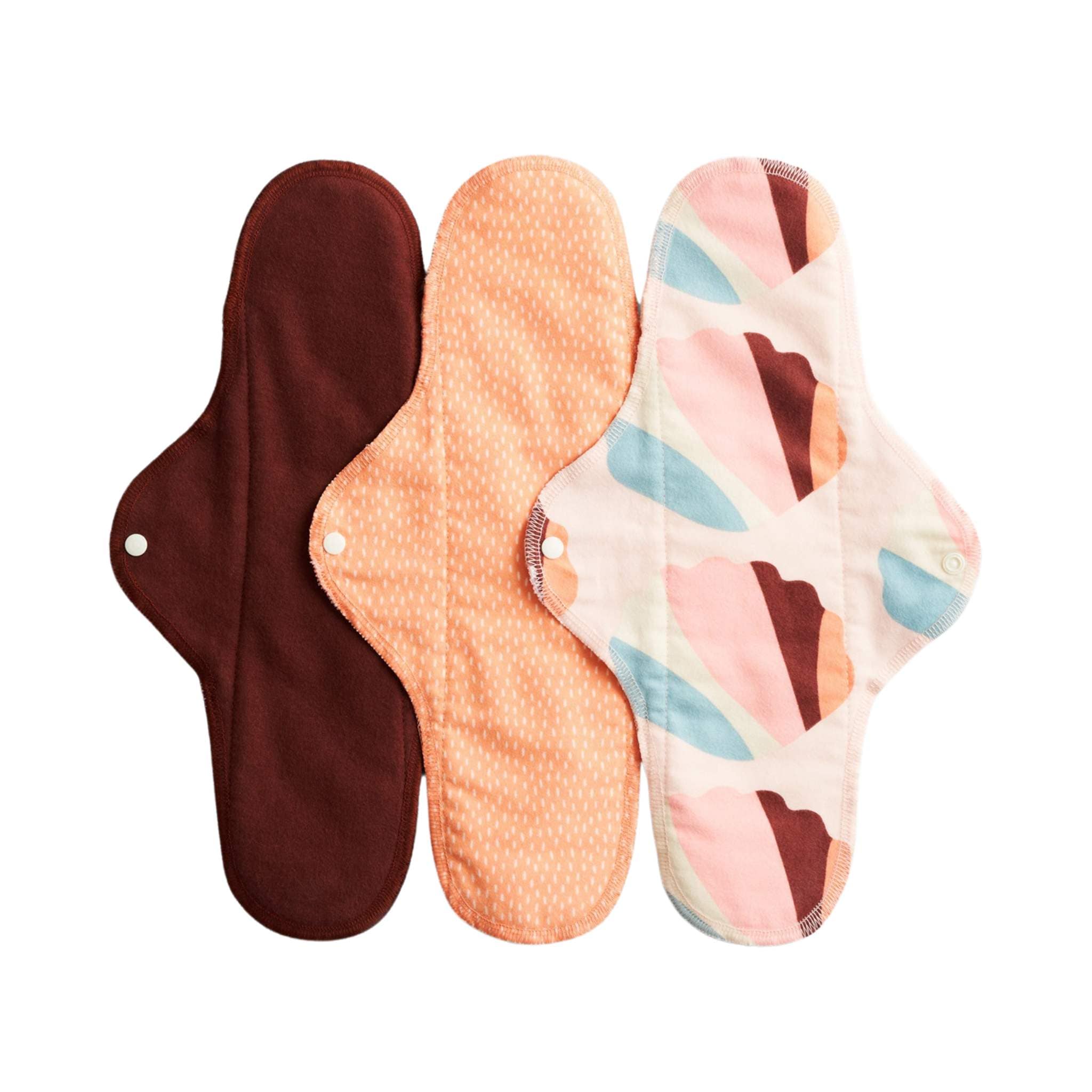Reusable Sanitary Pads Night - Orange Sprinkle - Imse – Faerly