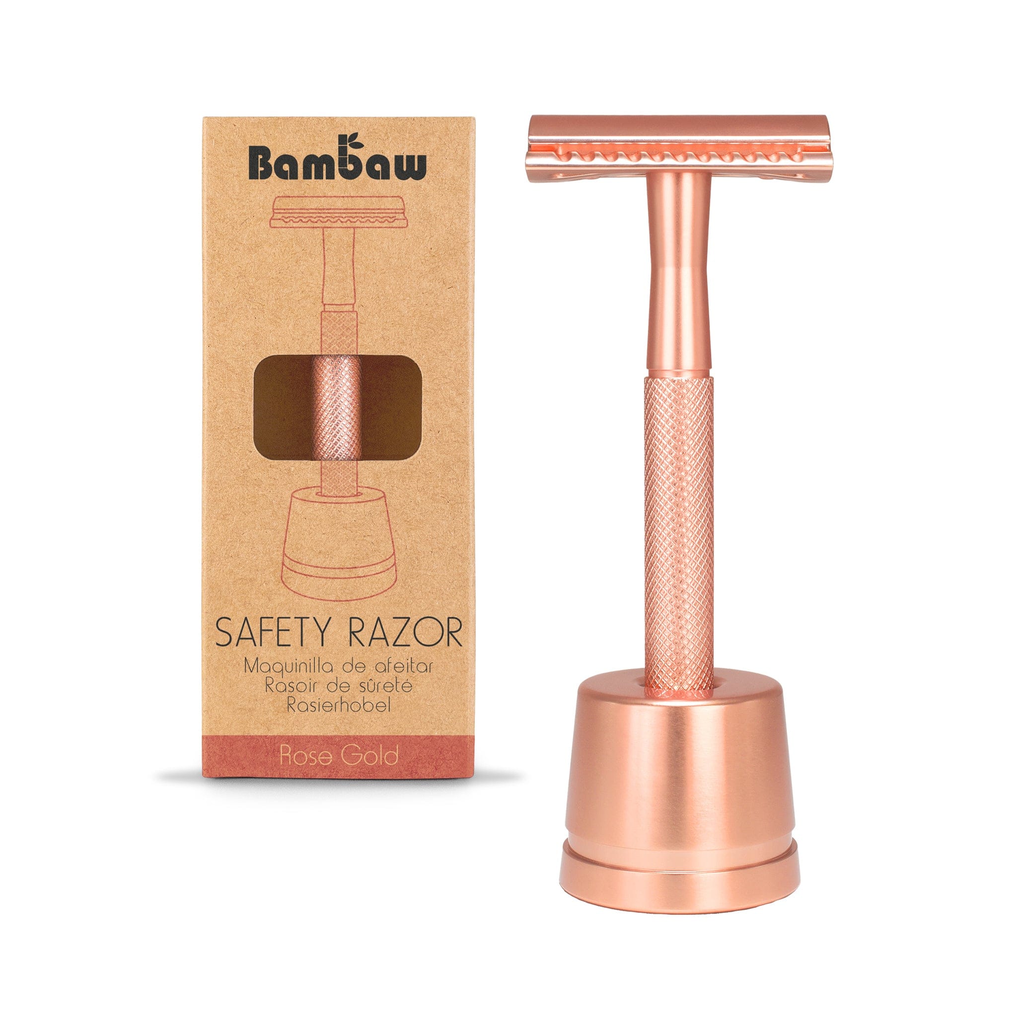 Bambaw Stainless Steel Safety Razor + Stand – Faerly