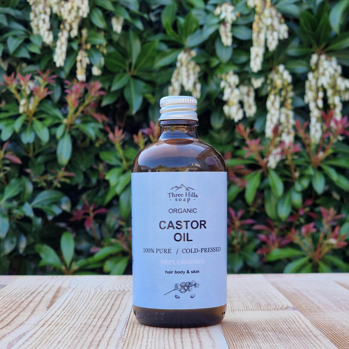 Organic Castor Oil - 100ml - Three Hills Soap – Faerly