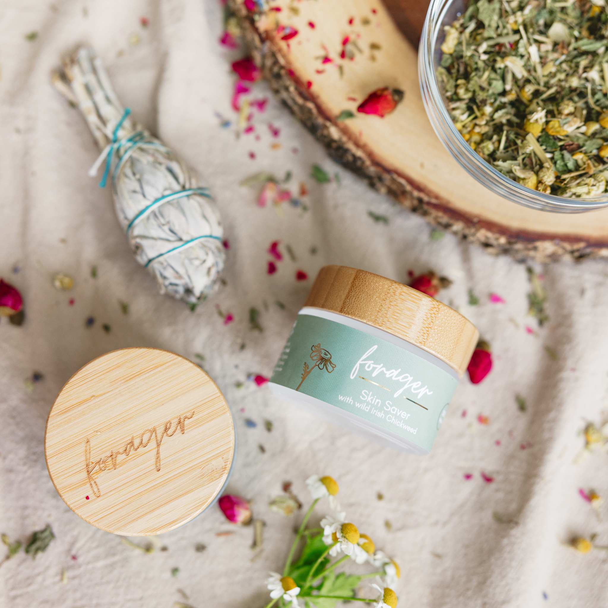 Skin Saver Moisturizing Balm with Wild Irish Chickweed - Forager – Faerly