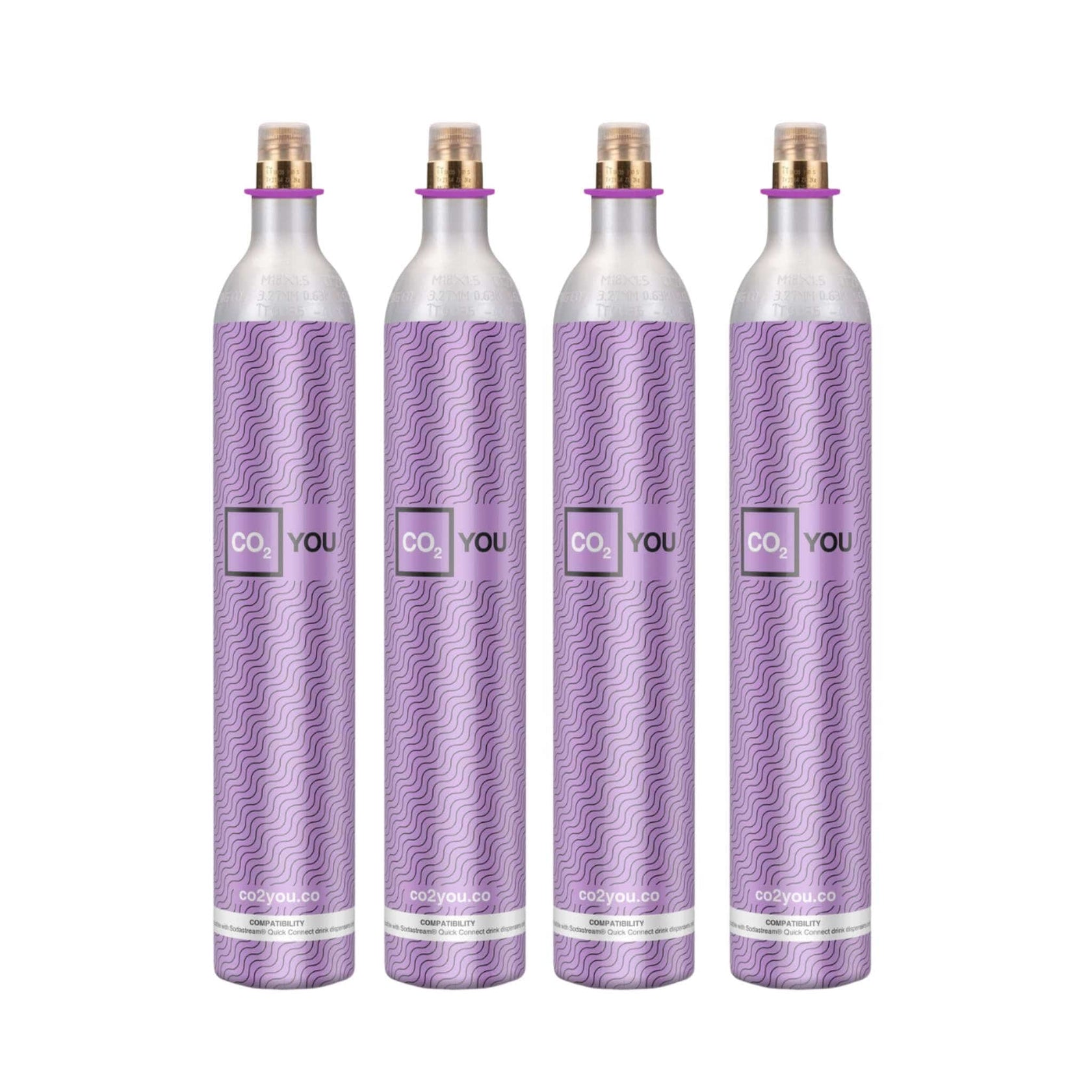 CO2 Gas Cylinder (CLICK-IN) - 60 Litre for Home Carbonators & Sodamake ...