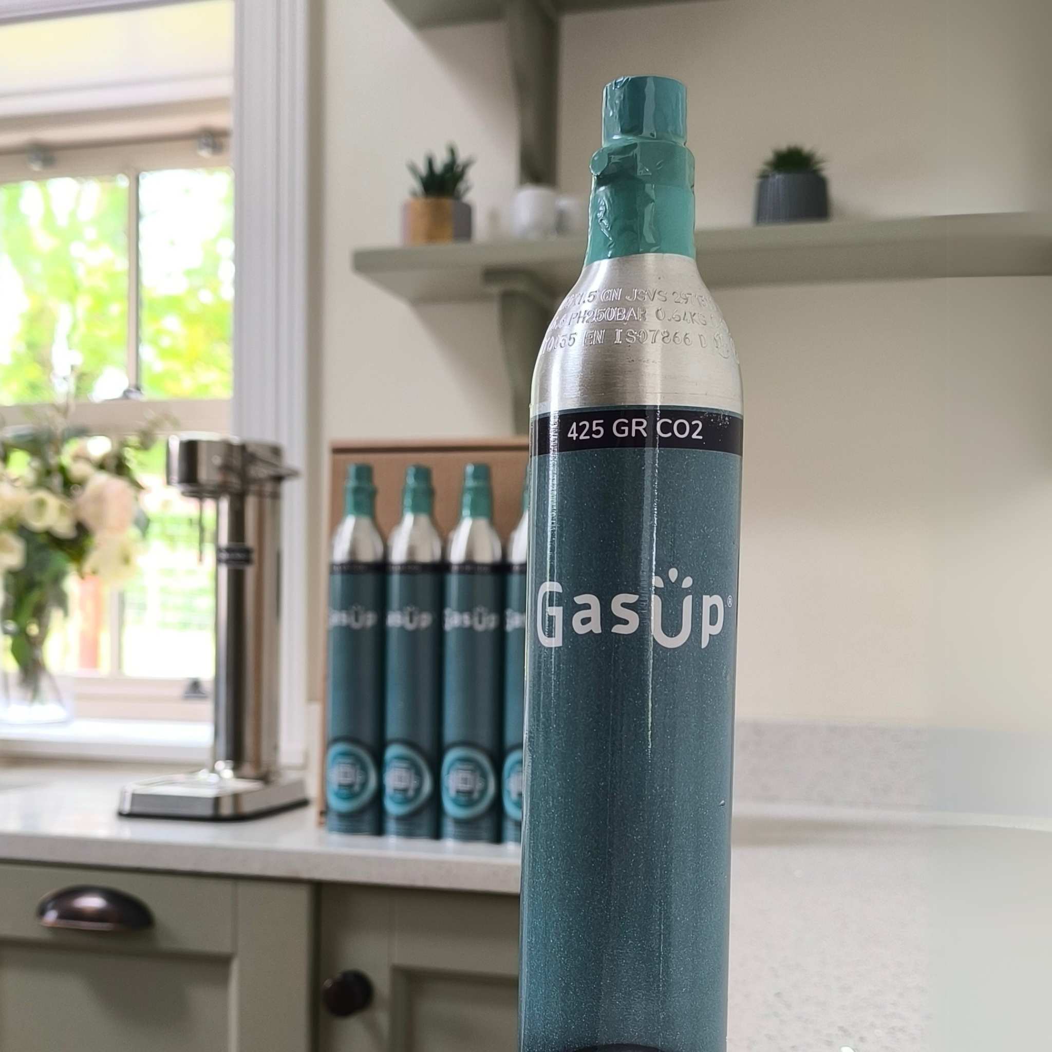 Sodastream Gas Refill Cylinder CO2 YOU Gas Cylinder (Click In) 60 Litre ...