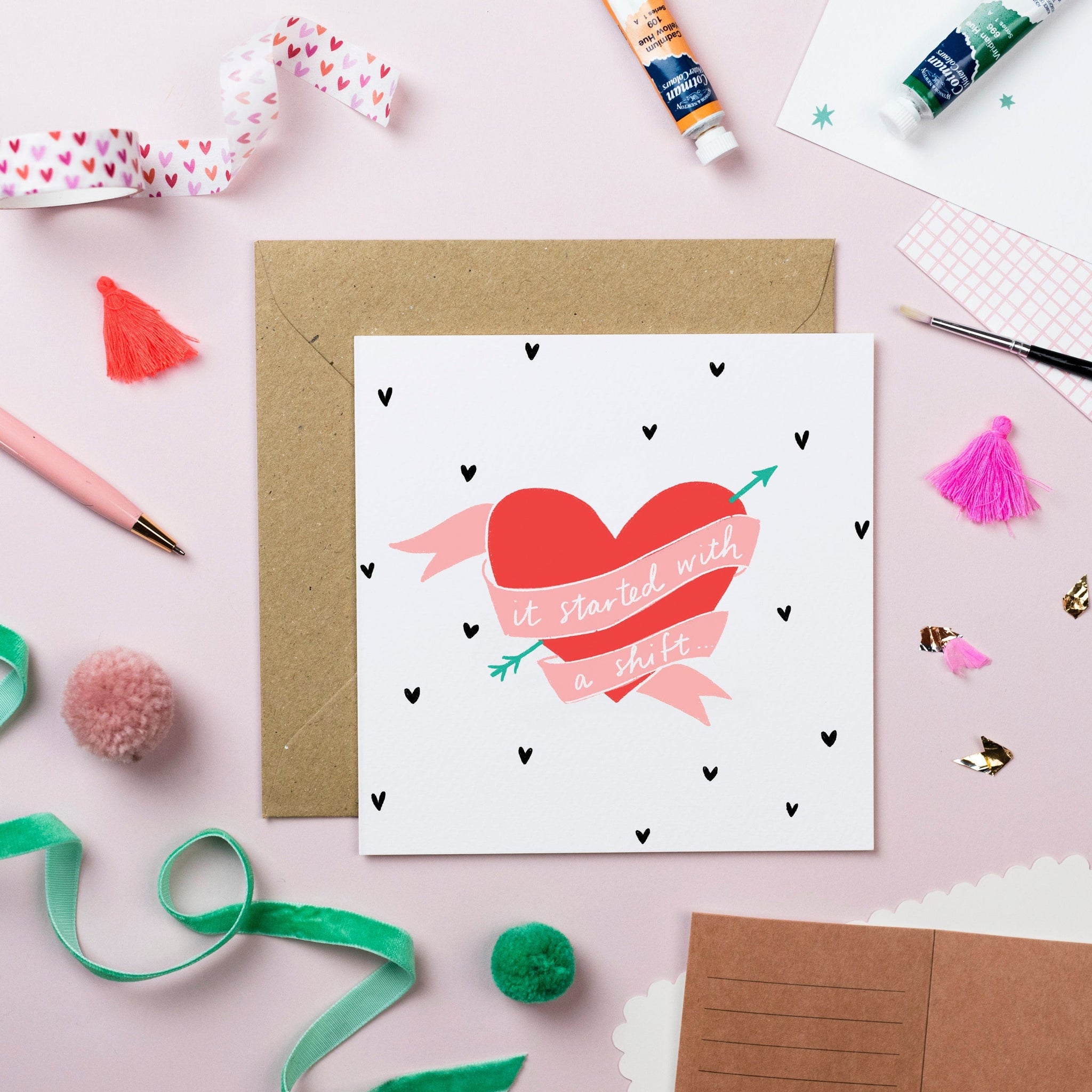 It Started with a Shift - Pickled Pom Pom Cards – Faerly