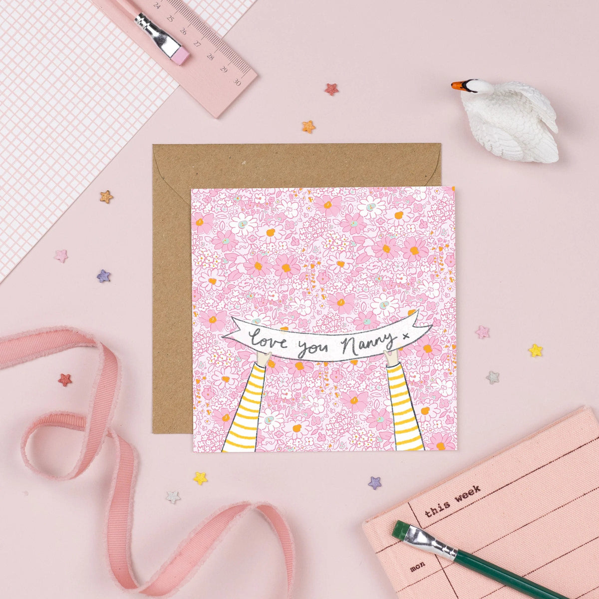 Love You Nanny x - Pickled Pom Pom Cards – Faerly