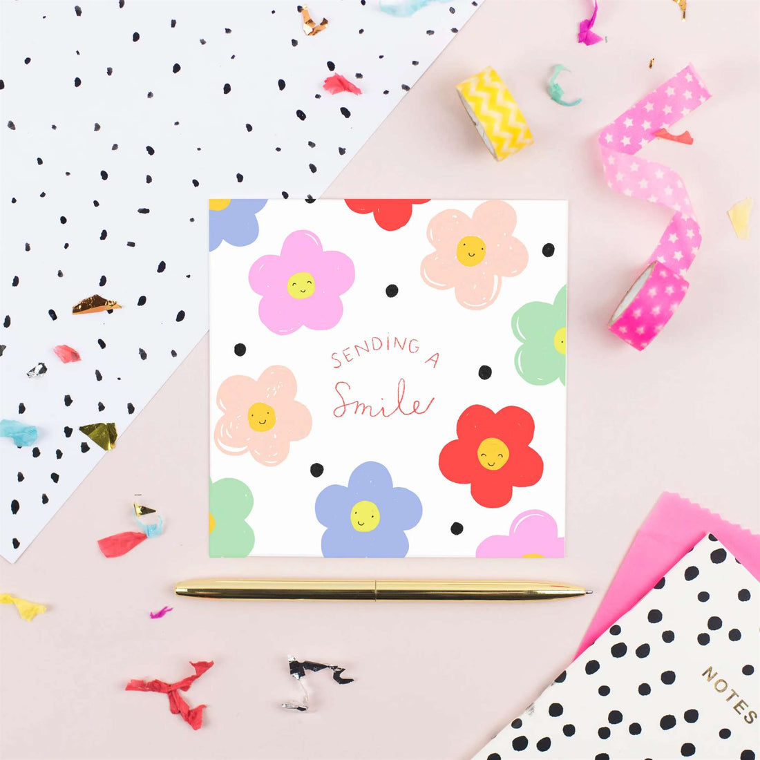 Sending a Smile - Pickled Pom Pom Cards – Faerly
