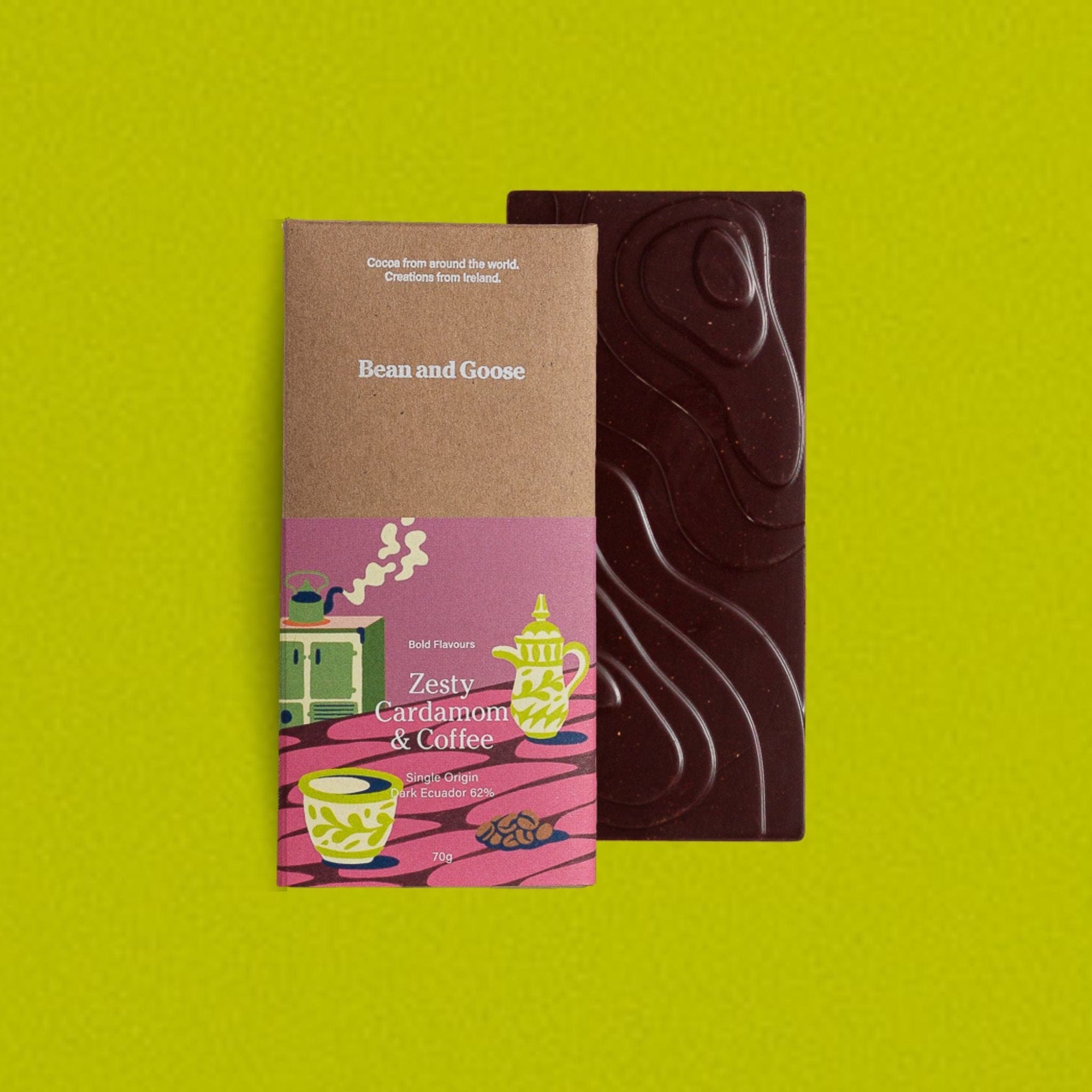 Bean & Goose 70g Chocolate Bar - 8 Flavour Options – Faerly