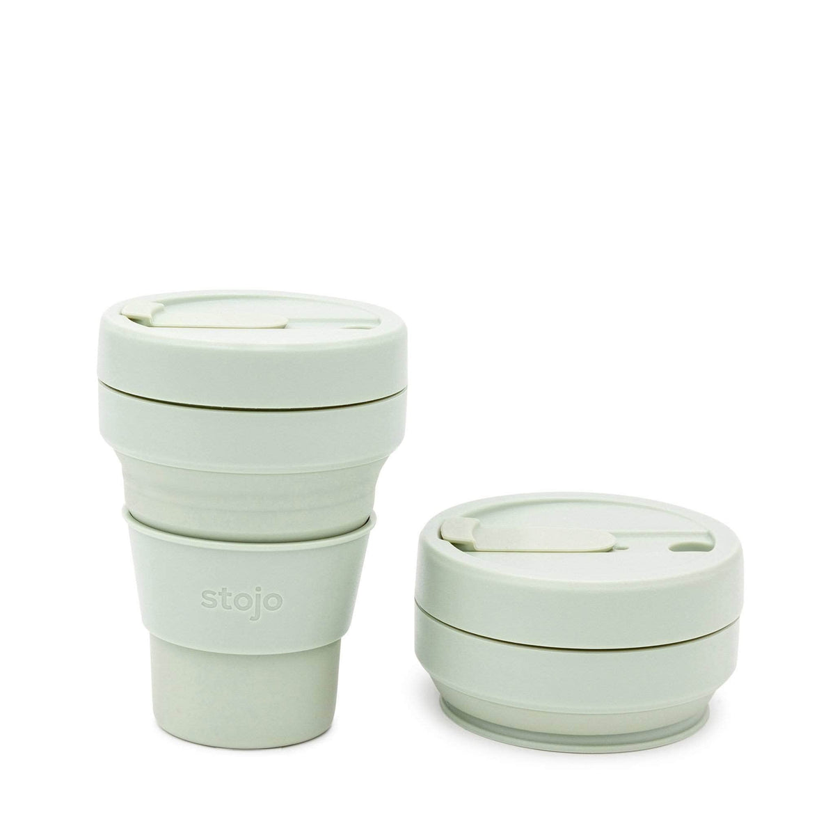Stojo Collapsible & Reusable Travel Mug 12oz/355ml - Sage – Faerly