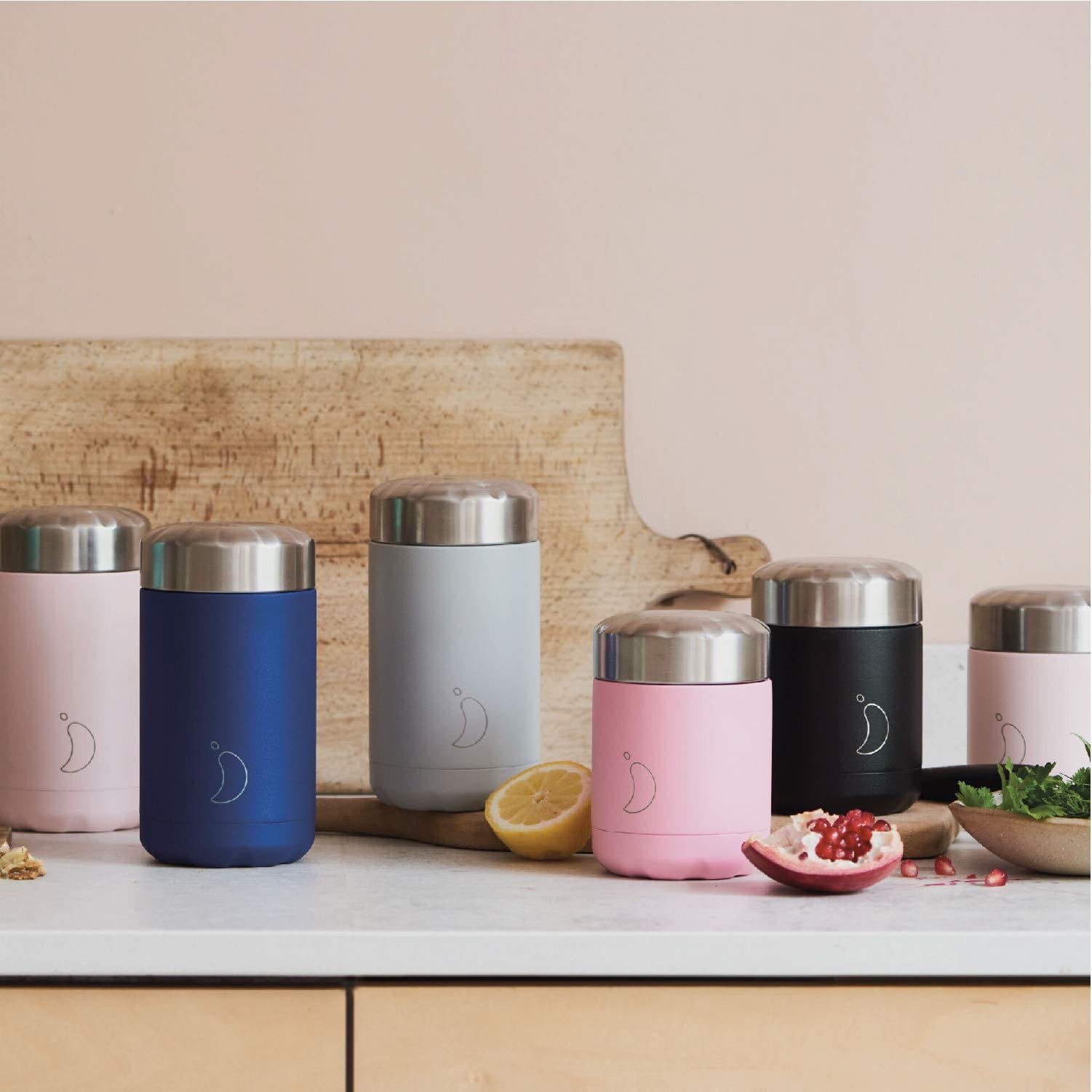 Chilly’s Reusable Hot & Cold Food Pot - 500ml - Stainless Steel – Faerly