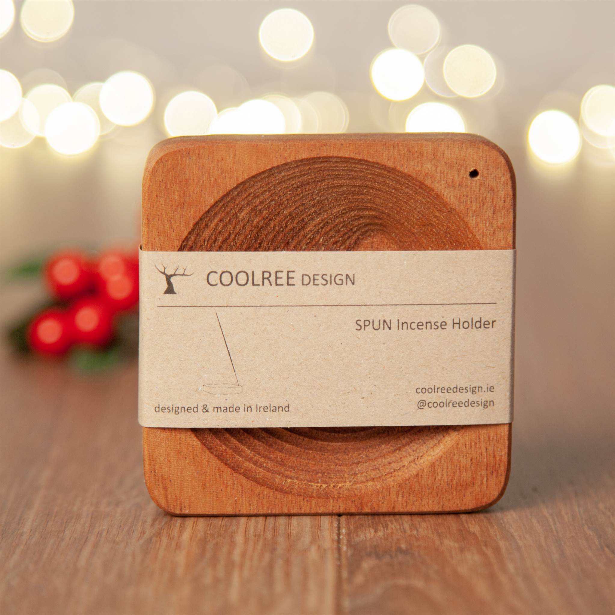 Spun Wooden Insense Holder - Coolree Design – Faerly