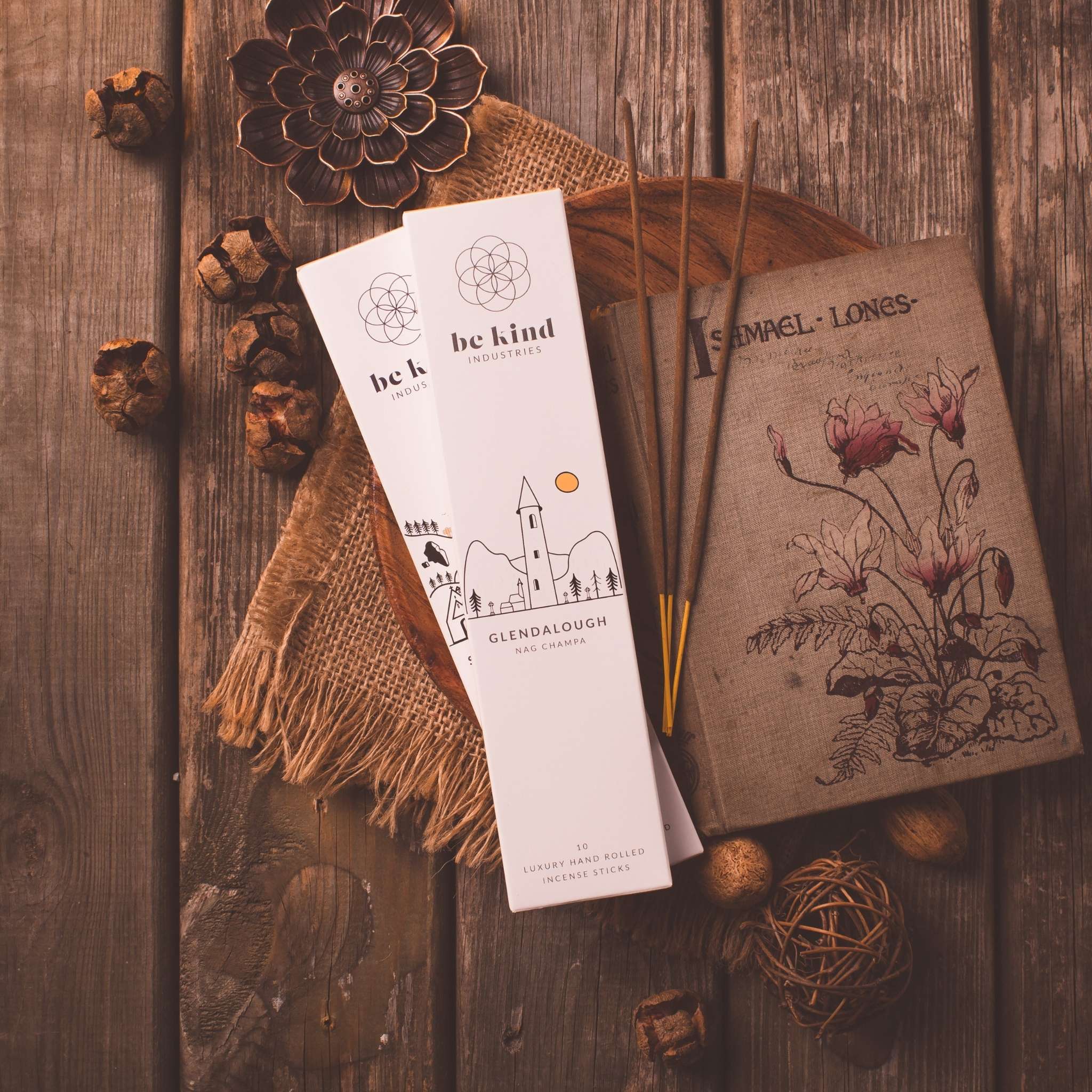 Nag Champa - Be Kind Luxury Incense Sticks - Glendalough – Faerly