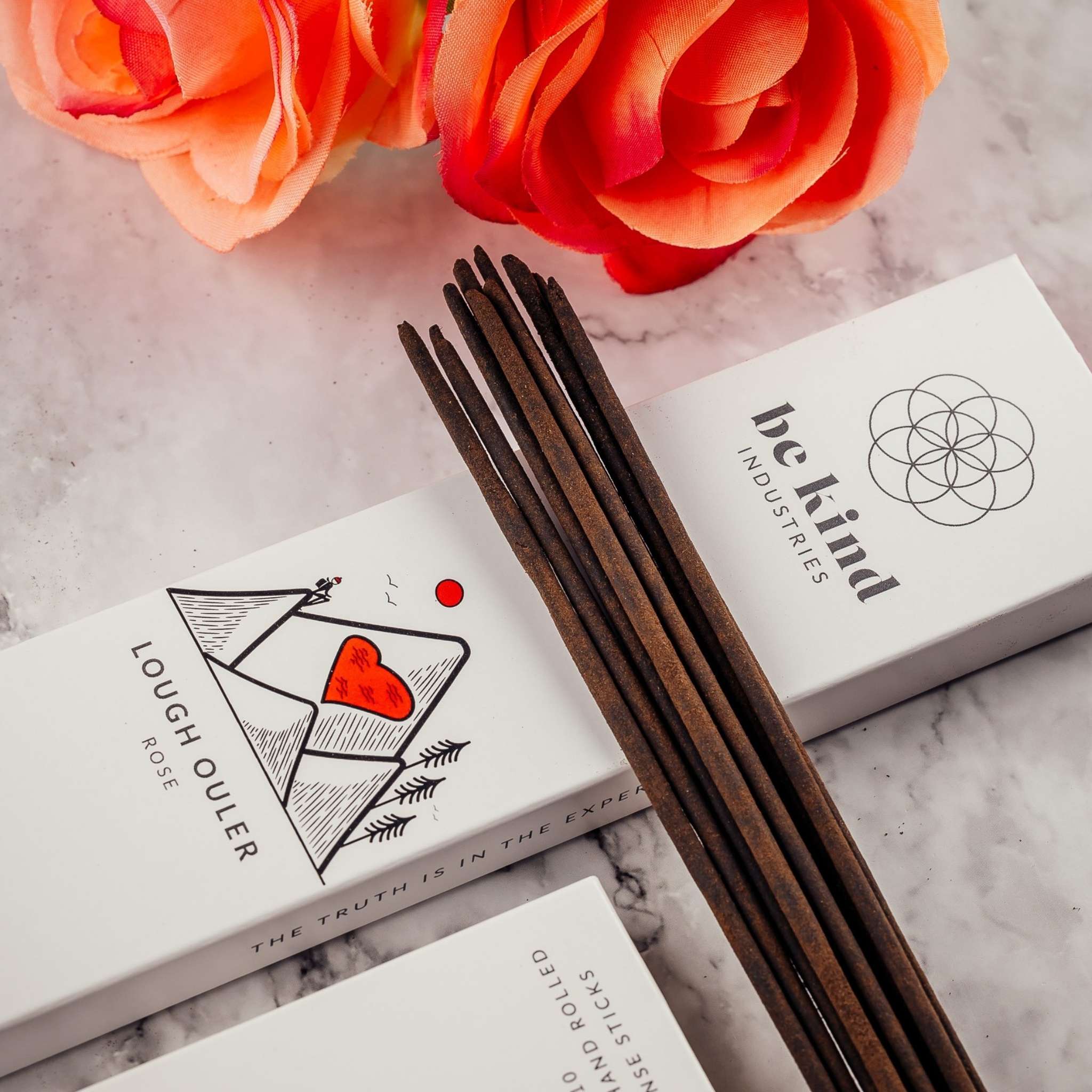 Rose & Sandalwood - Be Kind Luxury Incense Sticks - Lough Ouler – Faerly