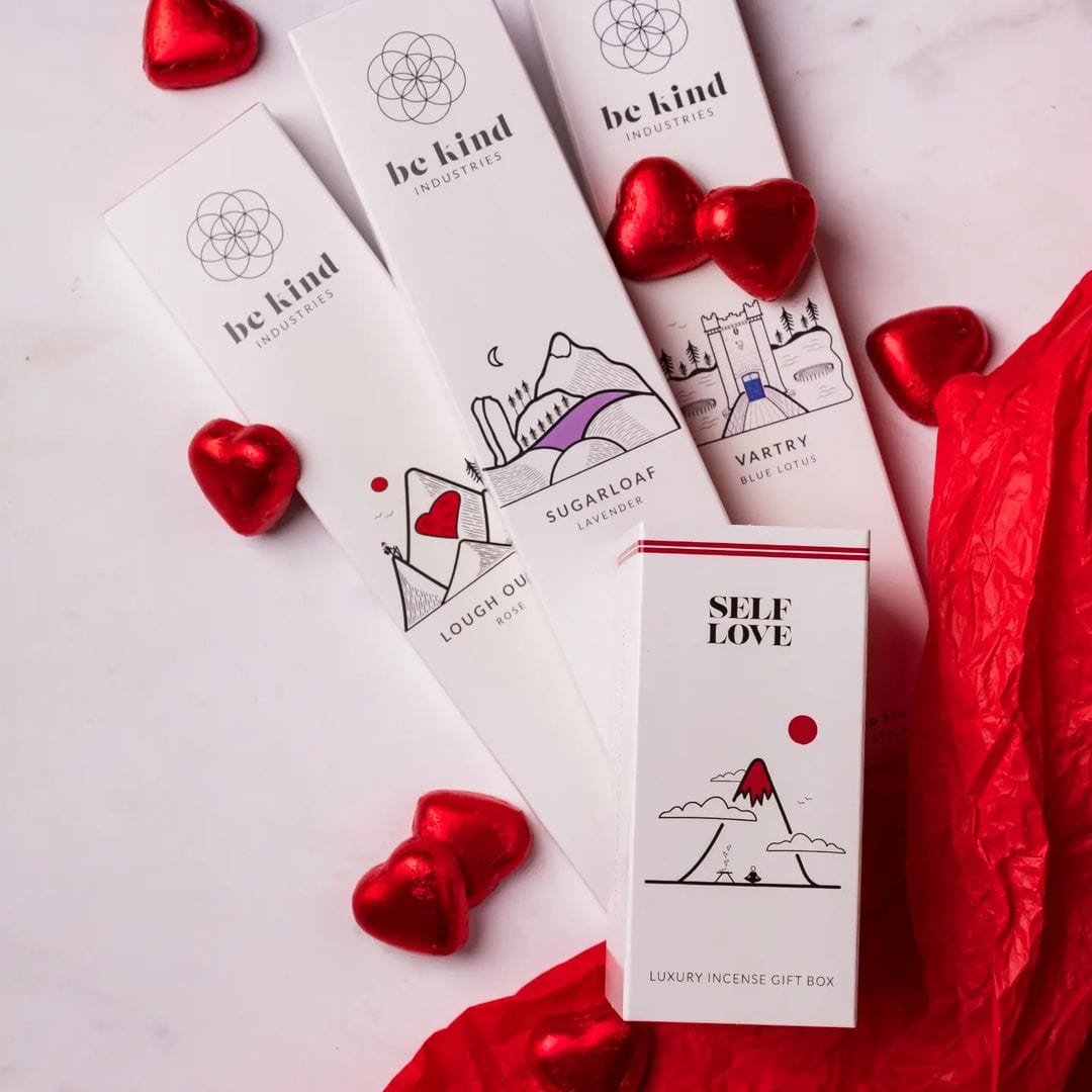 Self Love Luxury Incense Gift Set - Lavender, Rose & Sandalwood, Blue ...