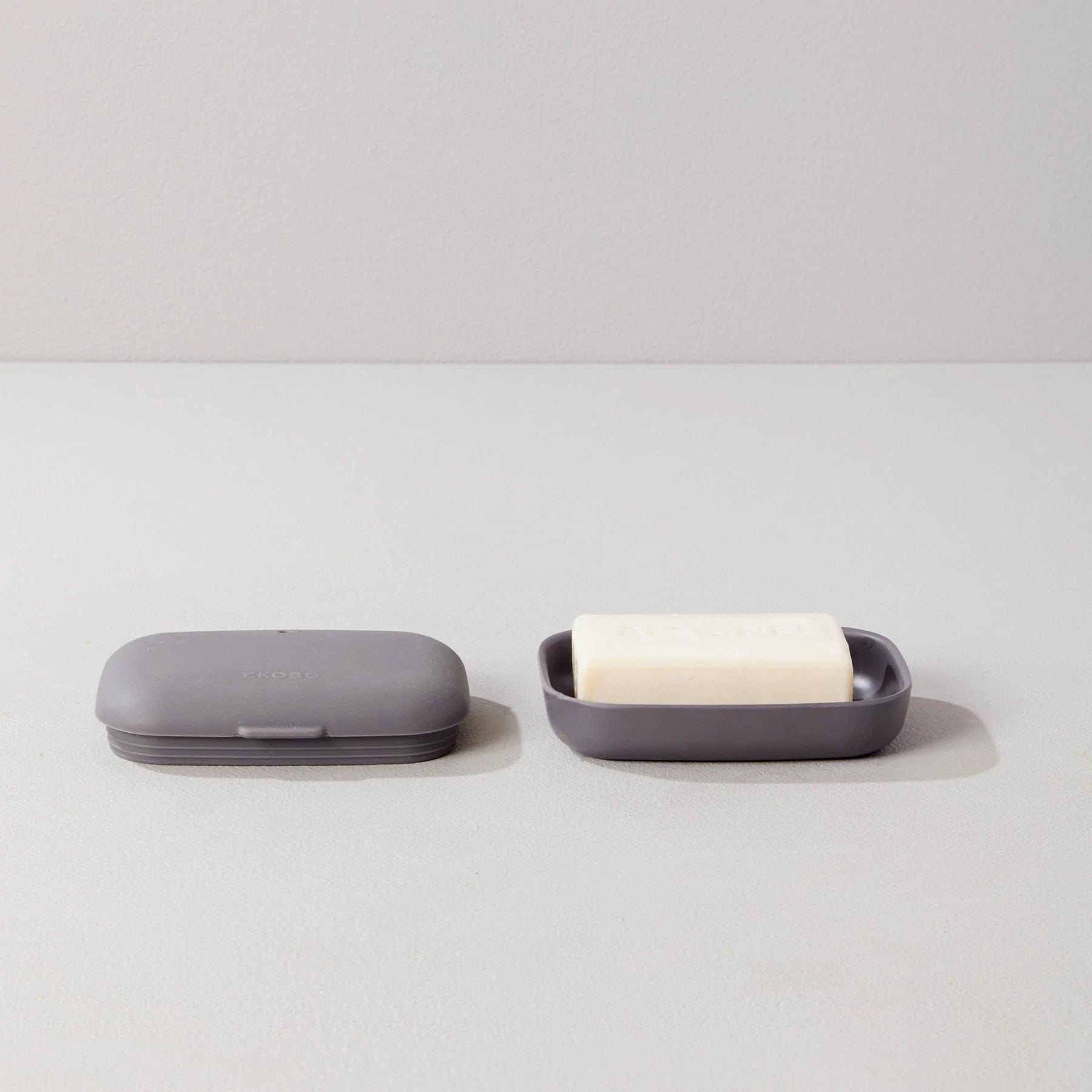 Rectangular Travel Soap Box - Smoke Grey - Ekobo – Faerly