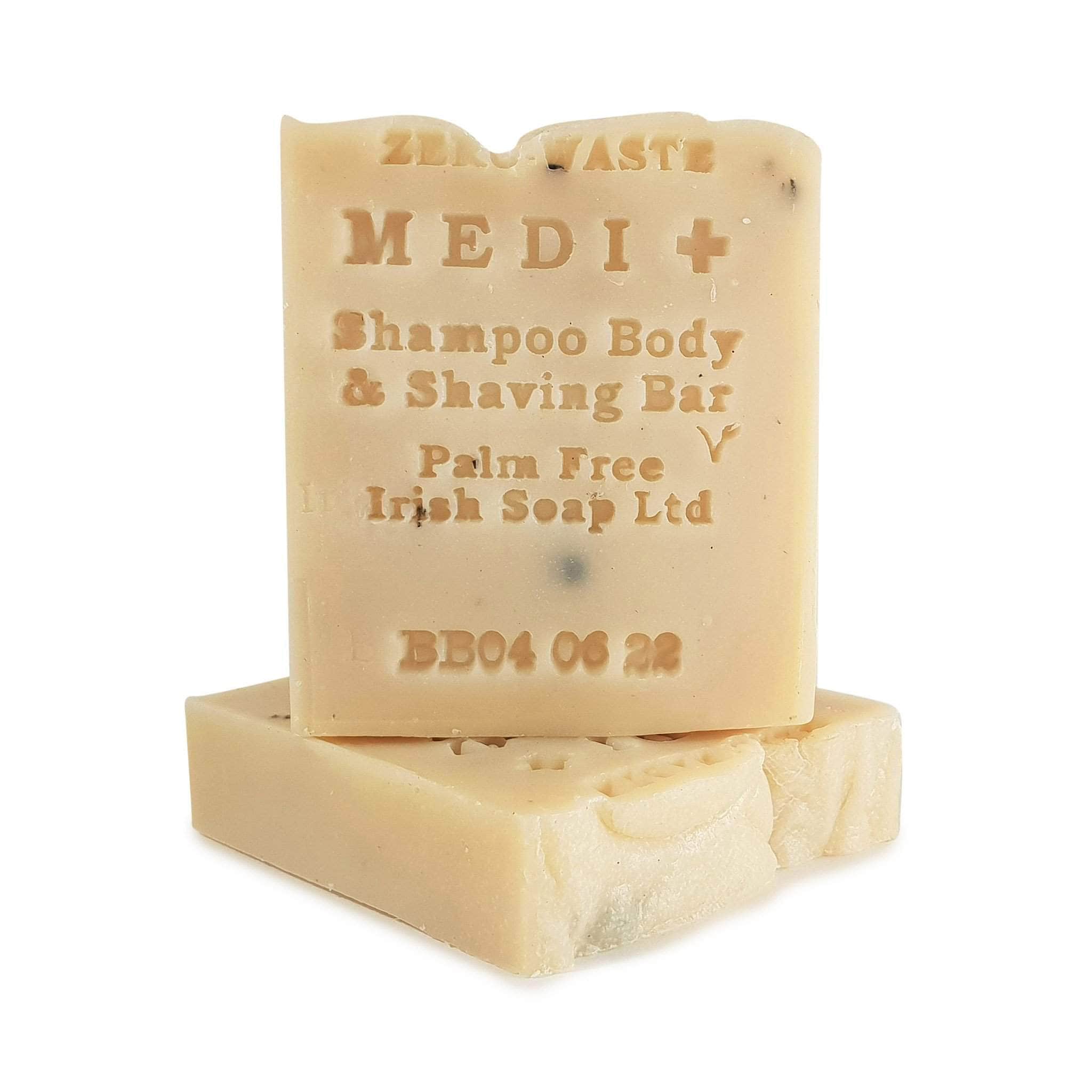 Palm Free Zero Waste Handmade Soap - Medicated Shampoo & Shaving Bar ...