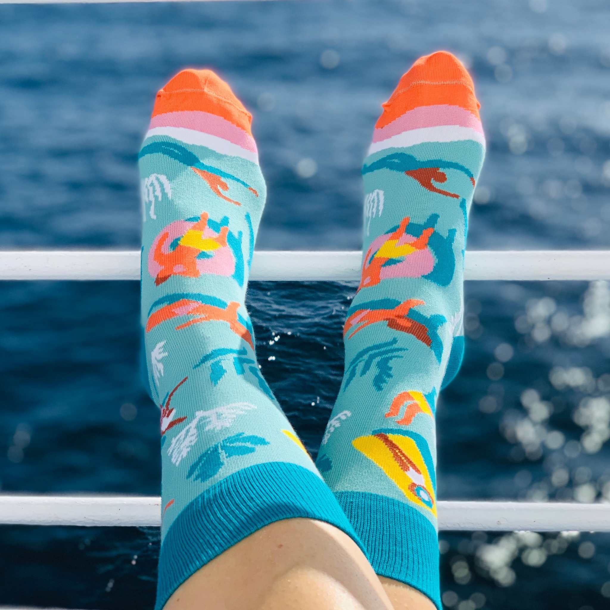Vitamin Sea Socks - Irish Socksciety – Faerly