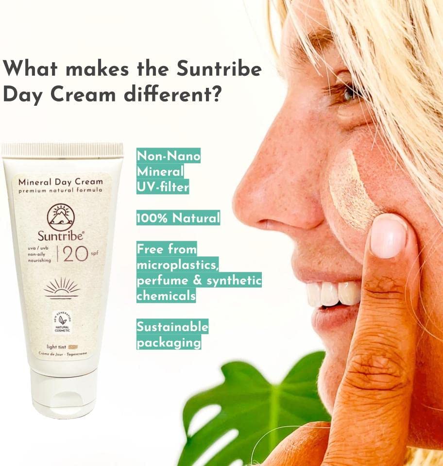 Suntribe All Natural Mineral Day Cream SPF 20 (40 ml) – Faerly