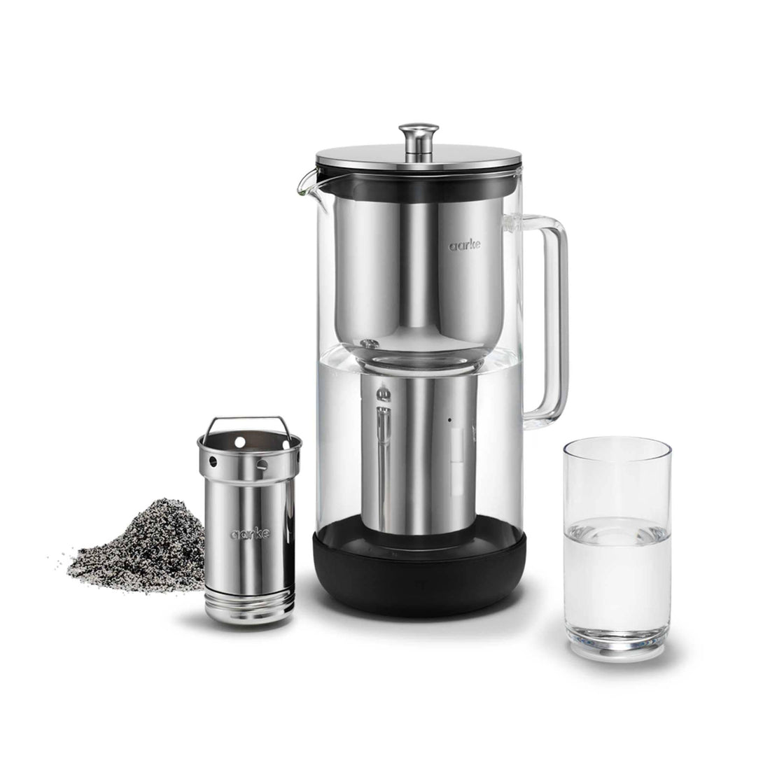 Aarke 1.18L Water Purifier - Glass & Stainless Steel – Faerly