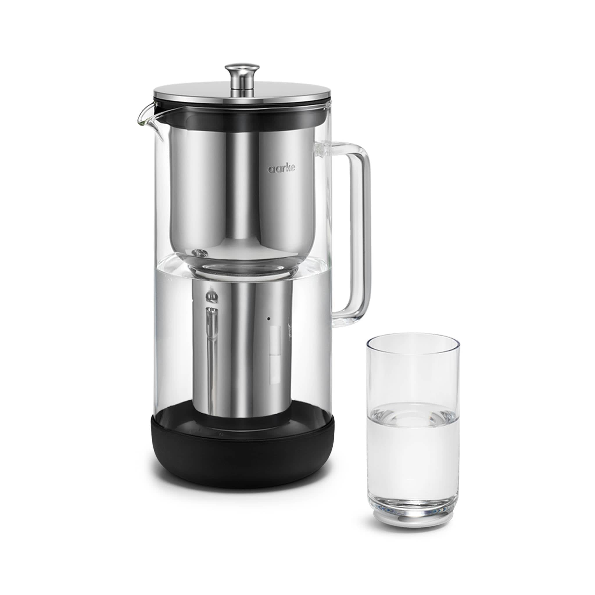 Aarke 1.18L Water Purifier - Glass & Stainless Steel – Faerly